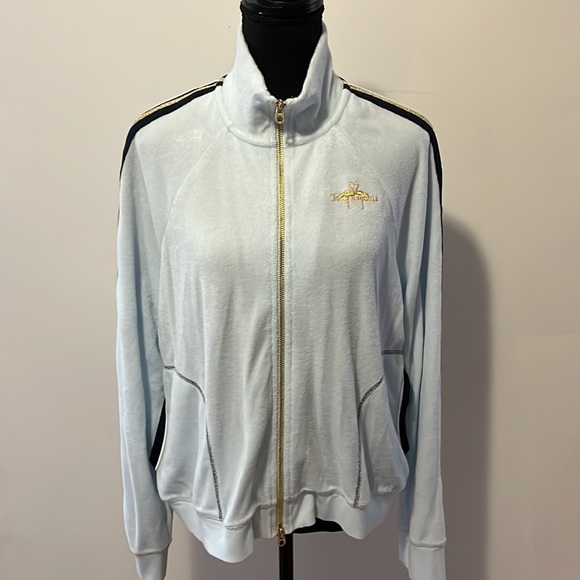 Juicy Couture | Tops | Juicy Couture Terry Cloth Track Jacket | Poshmark